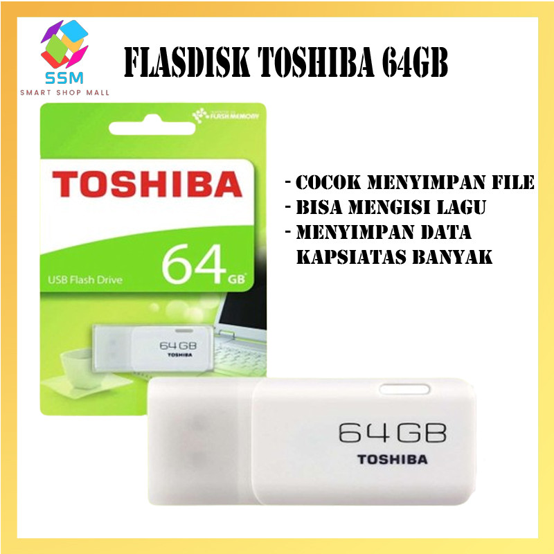 Jual FlashDisk Toshiba 64GB TERMURAH USB flash disk memory Transfer Data Simpan Lagu | Shopee ...