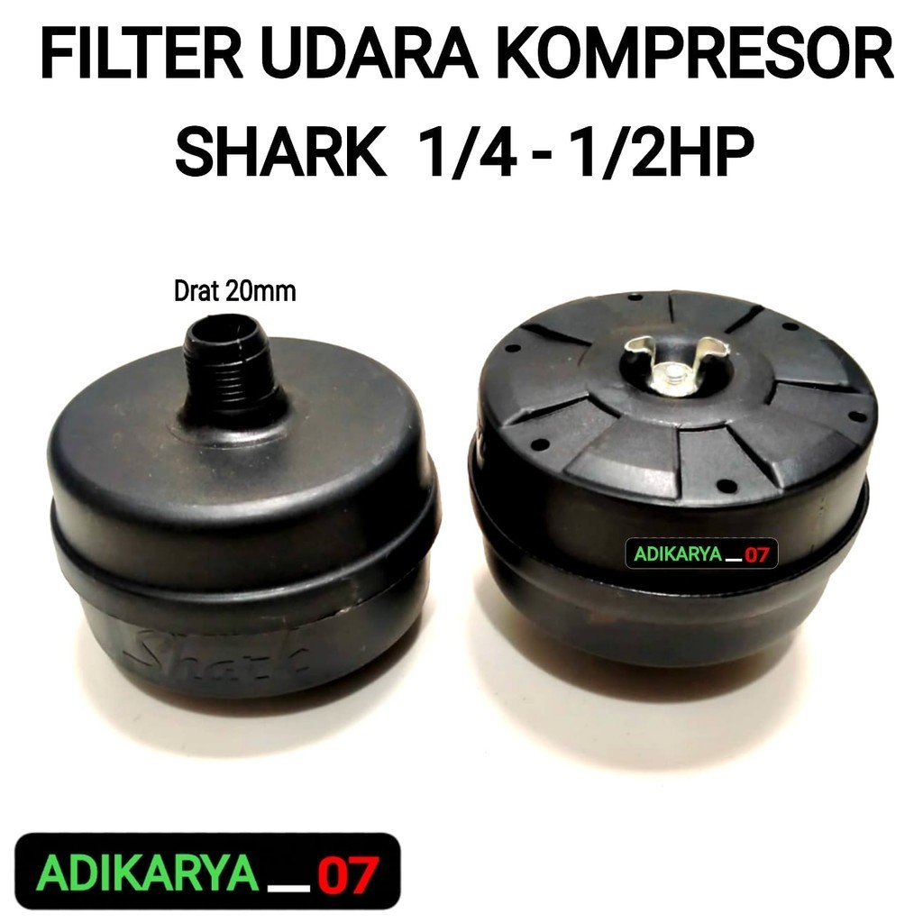 Jual Saringan Udara Kompresor SHARK 1/4 - 2HP Air Filter Transformer ...