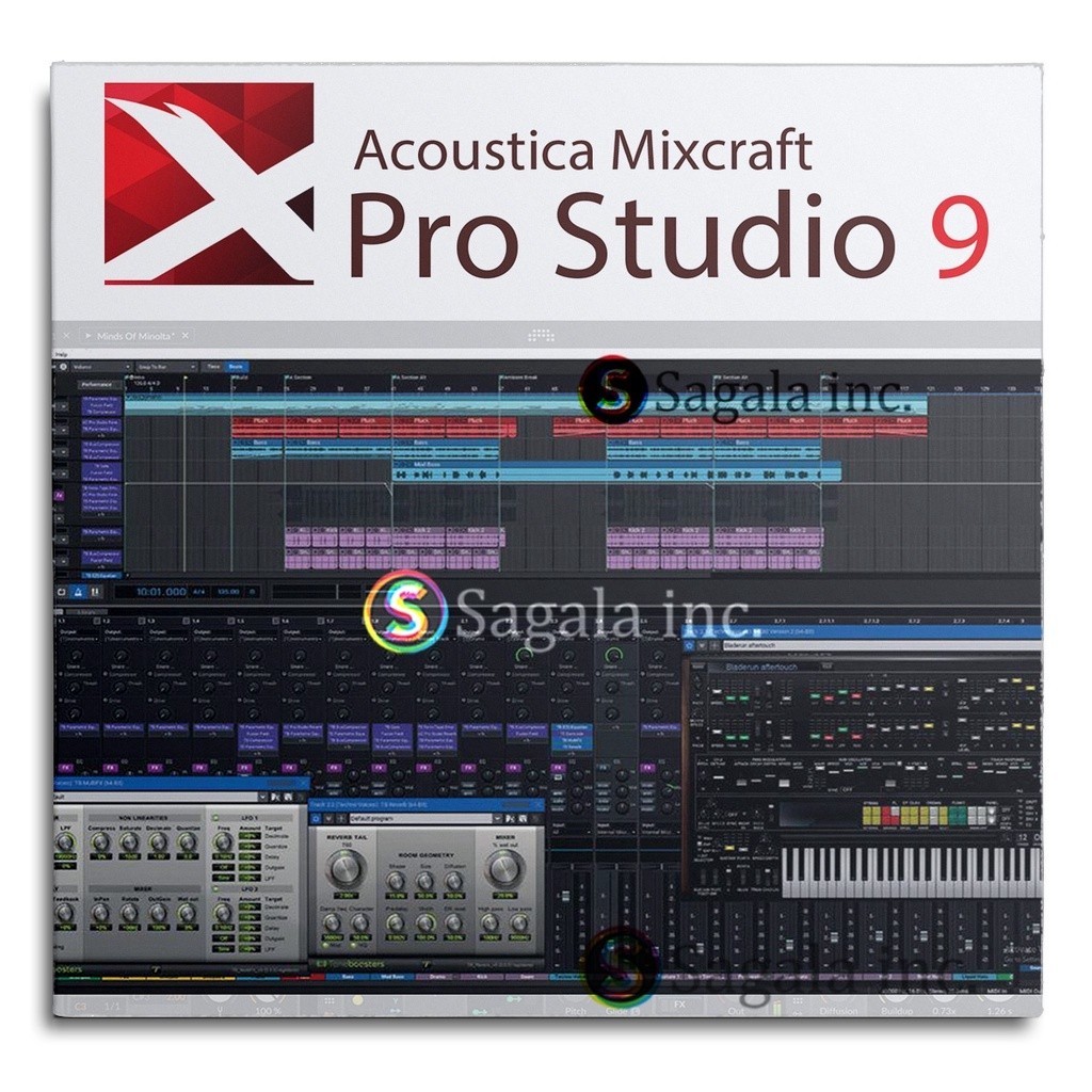 Jual Acoustica Mixcraft Pro Studio 9 - WIN - DAW Recording Mixing Mastering | Shopee Indonesia