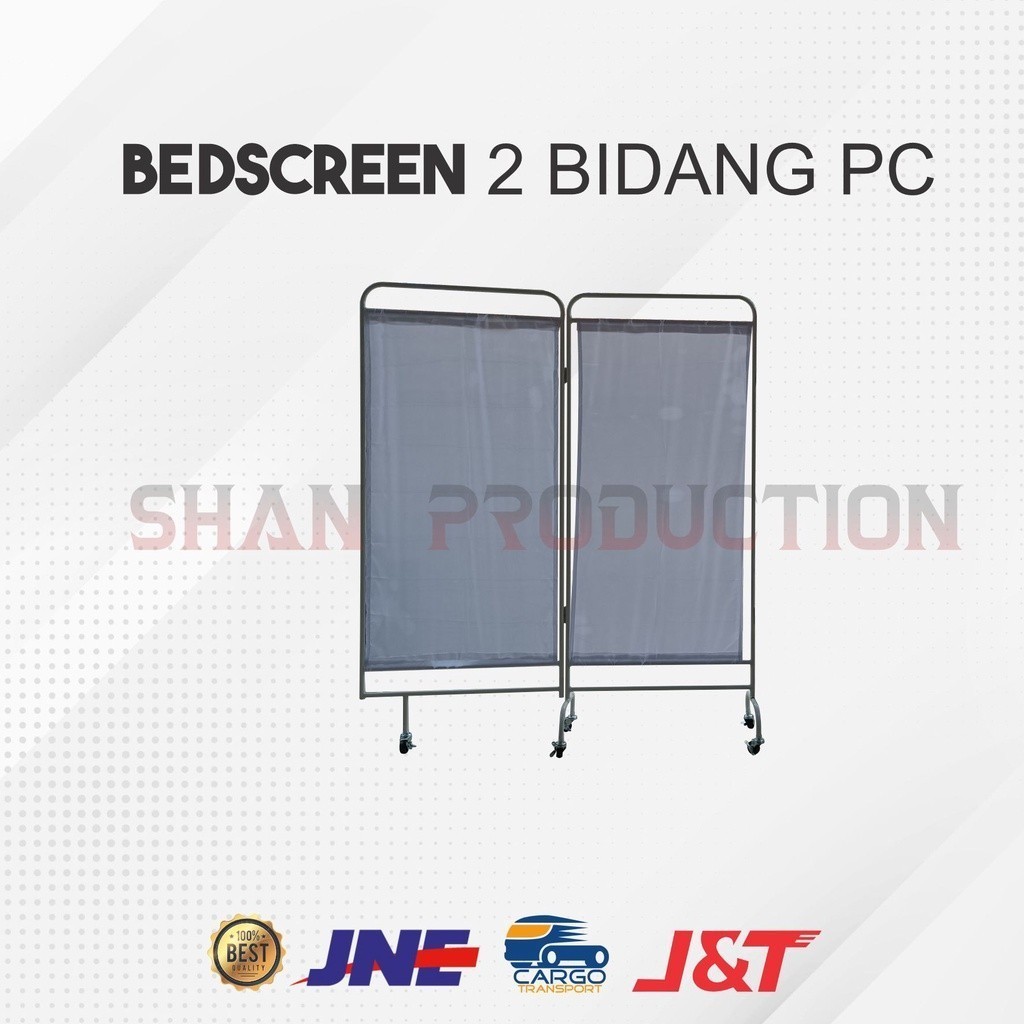 Jual Bedscreen 2 bidang besi - Pembatas ruangan rumah sakit - HUMAIRA ...