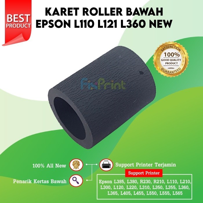 Jual Karet Roller Bawah Epsn L110 L120 l121 L210 L220 Printer Penarik ...