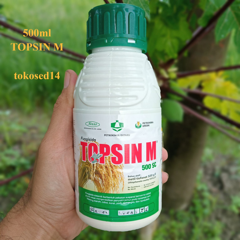 Jual Topsin 500 ml fungisida metiltiofanat topsin padi semprot padi ...