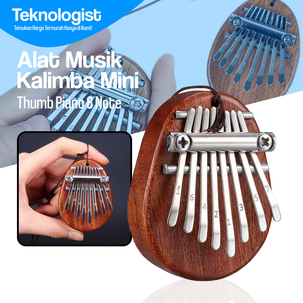 Jual Alat Musik Kalimba Mini Thumb Piano Kayu 8 Key | Shopee Indonesia