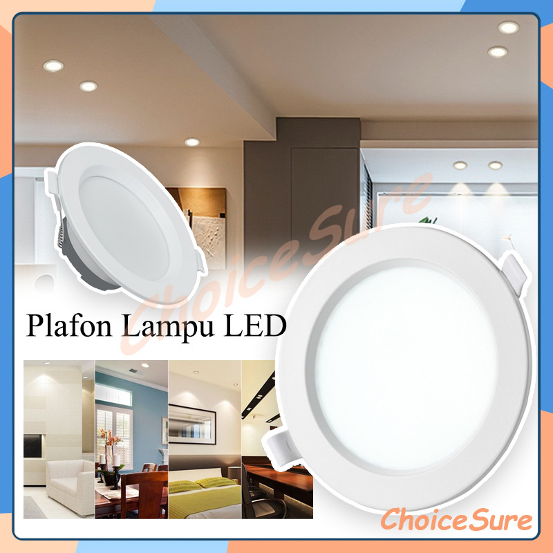 Jual Plafon Lampu LED / Lampu Downlight LED Panel 6W/9W/12W/18W PUTIH ...