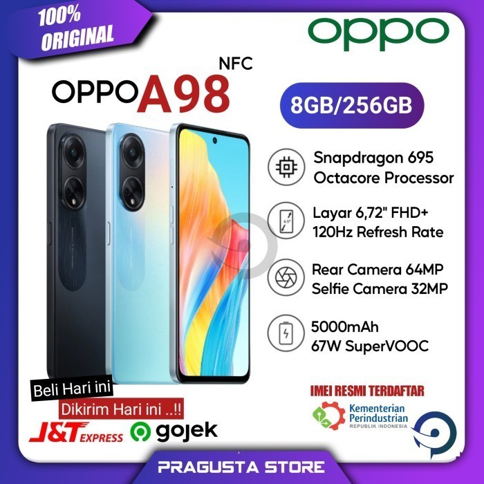 Jual OPPO A98 5G 8/256GB Original | Shopee Indonesia
