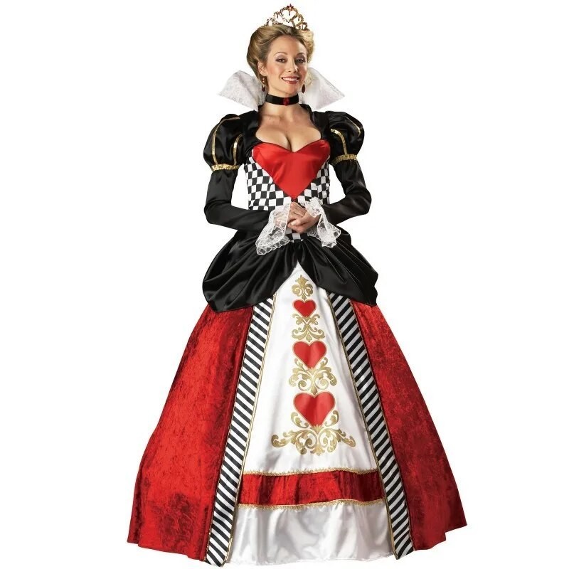 Jual Alice In Wonderland Red Queen Of Hearts Costumes For Women Costume