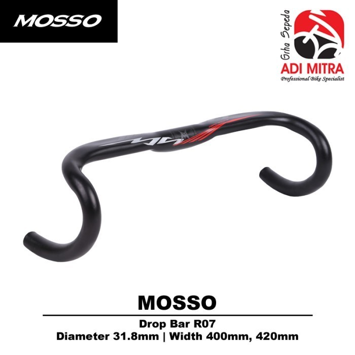 Jual Mosso R07 Handlebar Road Stang Sepeda Balap Drop Bar | Shopee ...