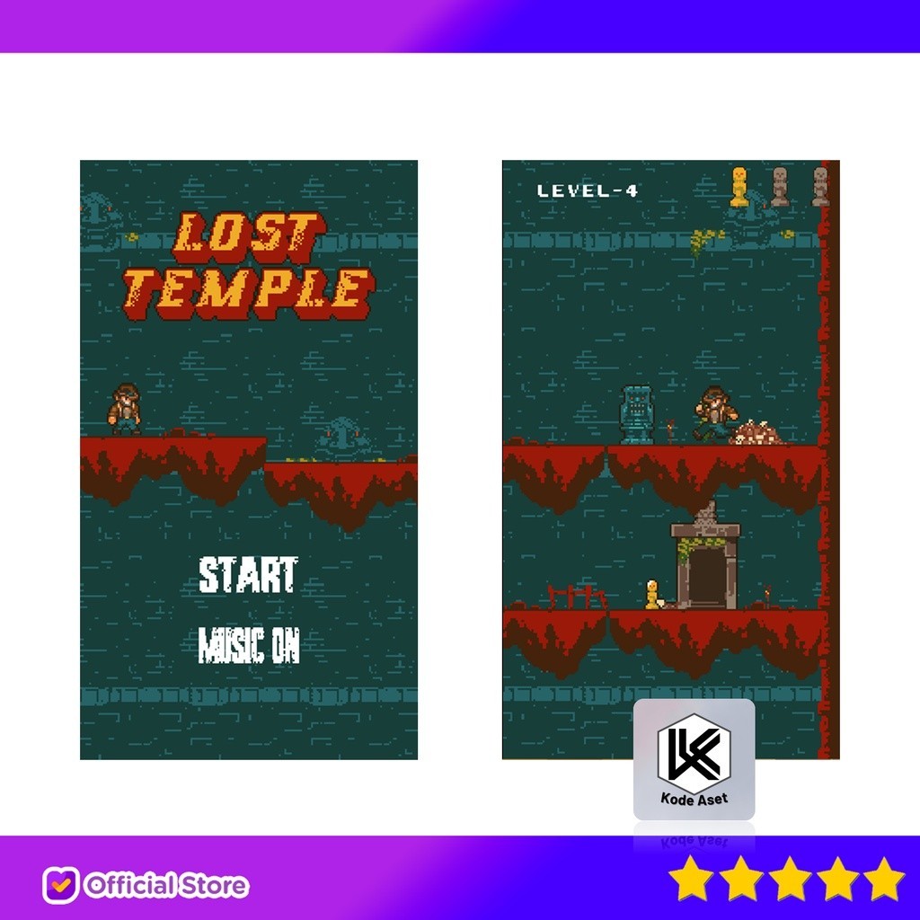 Jual SOURCE CODE APLIKASI LOST TEMPLE - TEMPLATE FOR CONSTRUCT 3 | GAMES BY FUZITECH | Shopee ...