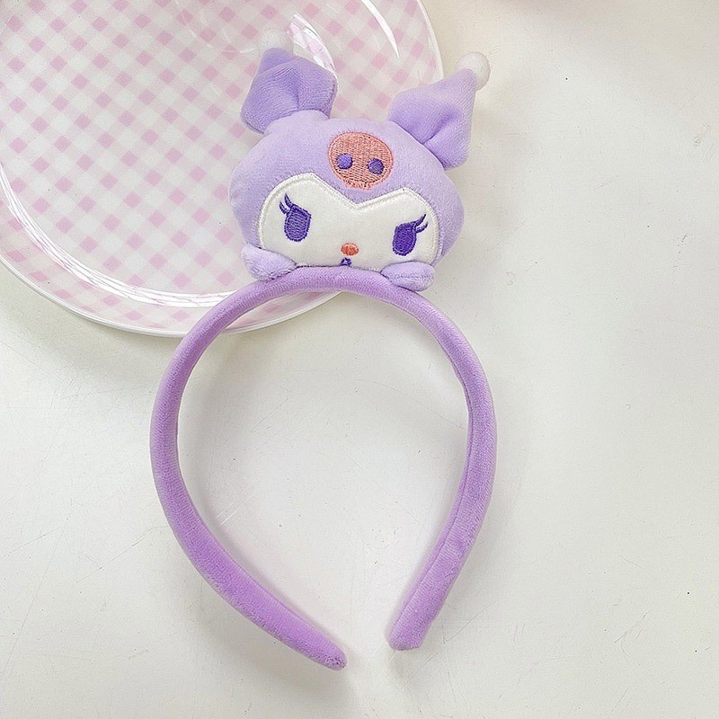 Jual ATS Bando Sanrio Lucu Kartun Melody Kuromi Headband Bandana Ikat ...