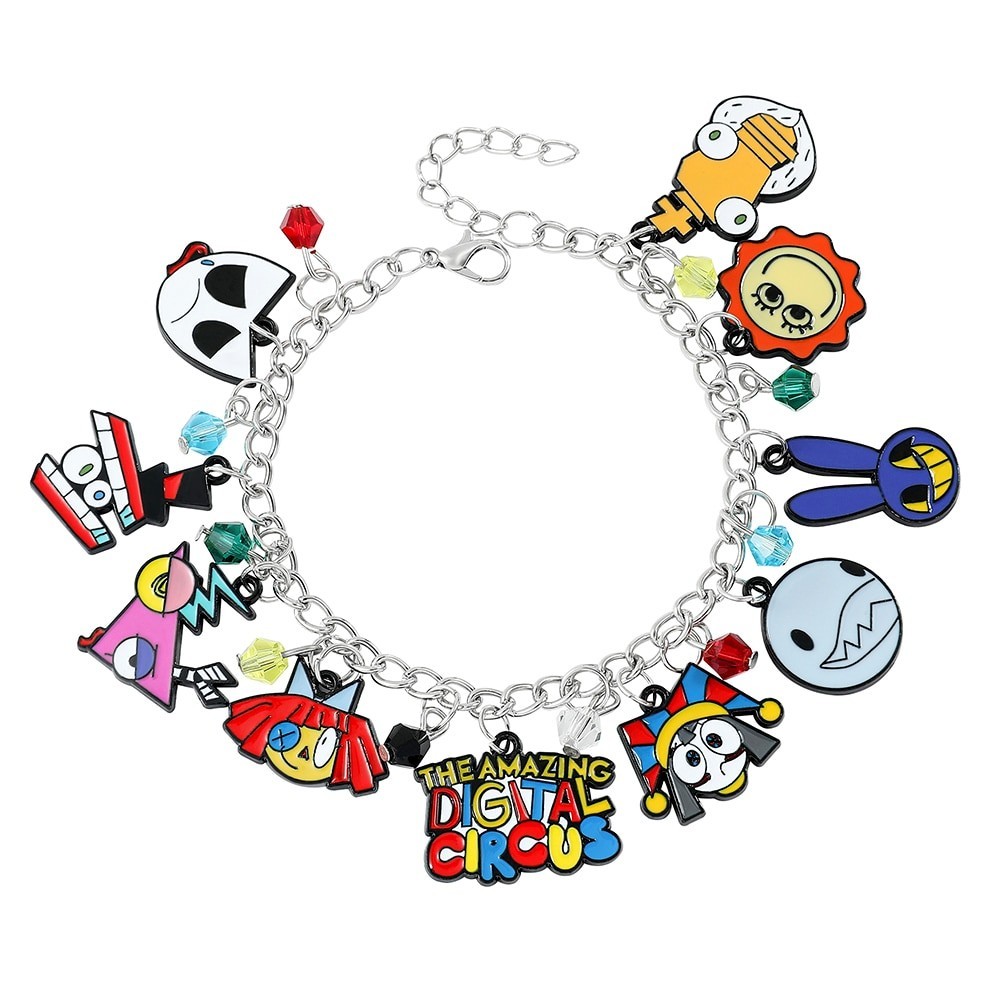 Jual The Amazing Digital Circus Bracelets Cartoon Anime Figure Enamel ...