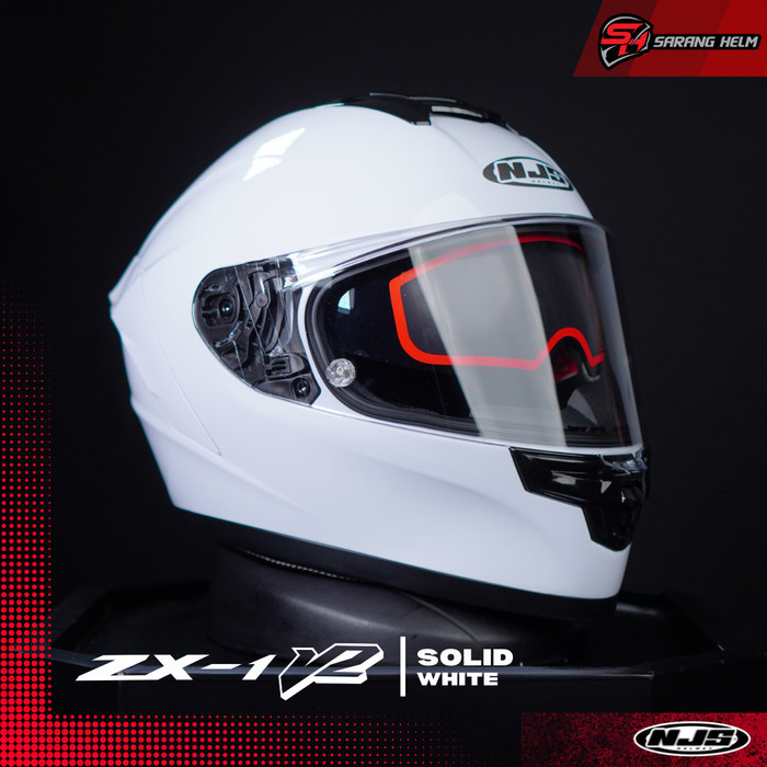 Jual NJS ZX-1 V2 Solid - Helm Full Face | NJS ZX | ZX V2 | ZX Polos | Helm NJS ZX | Helm NJS ...