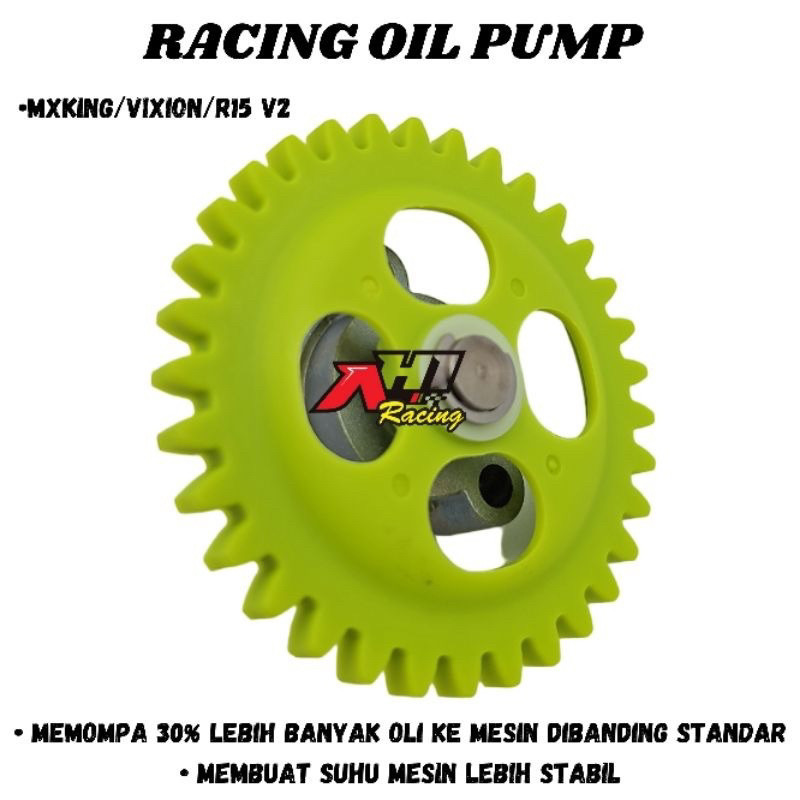 Jual POMPA OLI RACING OLI PUMP HI FLOW AH1 MXKING VIXION NEW 150 XABRE R15 V1 V2 V3 WR 155 MX ...