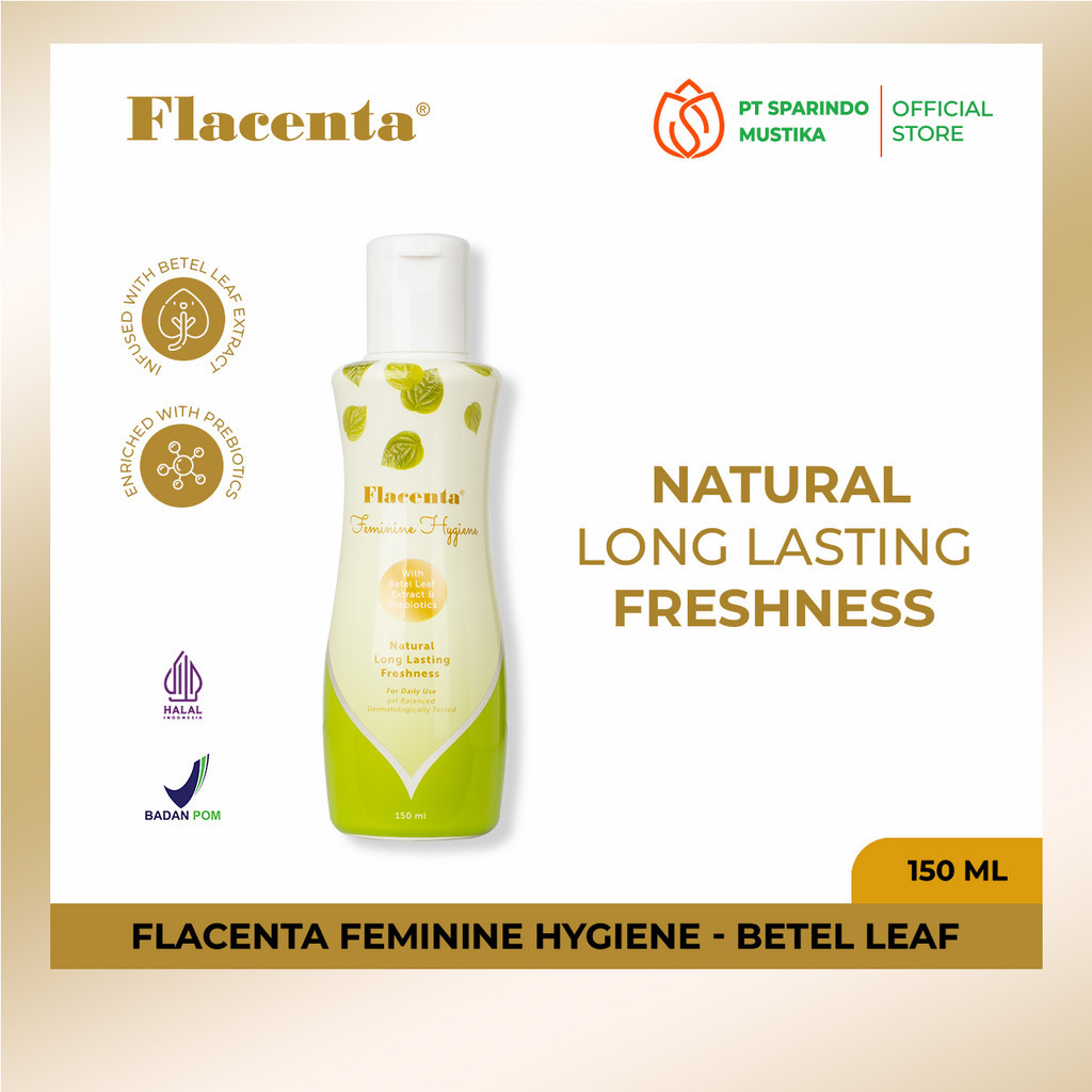 Jual FLACENTA Feminine Hygiene Betel Leaf 150ml - Mengurangi Bau Tidak ...