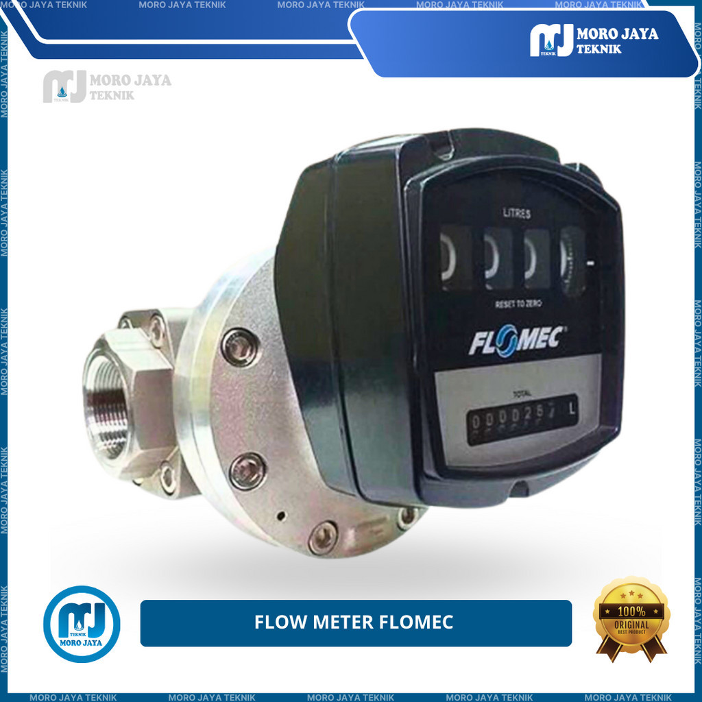 Jual Flow Meter Flomec 1 inch Flowmeter Solar Minyak Oli Flow meter ...