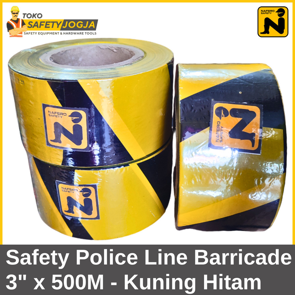 Jual Safety Line / Barricade Line / Police Line / Garis Polisi 2" x 300 ...