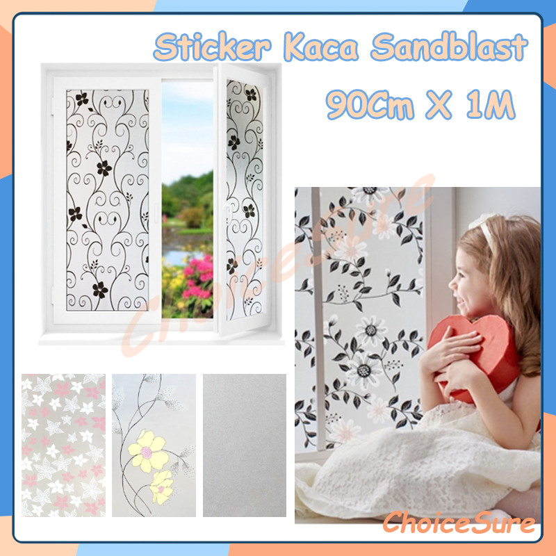 Jual Sticker Kaca Sandblast 90Cm X 1M / Stiker Kaca Jendela Motif ...