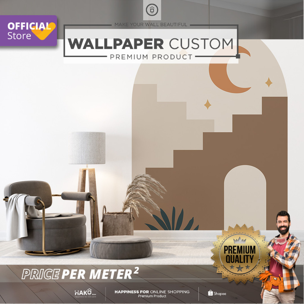 Jual Stiker Dinding Aesthetic | Stiker Dinding Arch Design | Stiker ...