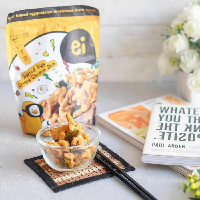 Jual Sale Crispy Chicken Skin Ei salted egg keripik kulit ayam telur ...