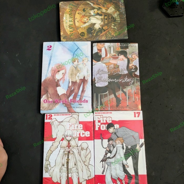 Jual Komik set shonen jump komi san fire force the promised neverland ...