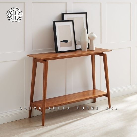 Jual CONSOLE TABLE - MEJA KONSOL KAYU JATI MINIMALIS - MEJA KONSUL JATI ...