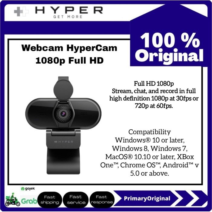 Jual Webcam HyperDrive HyperCam 1080p Full HD | Shopee Indonesia