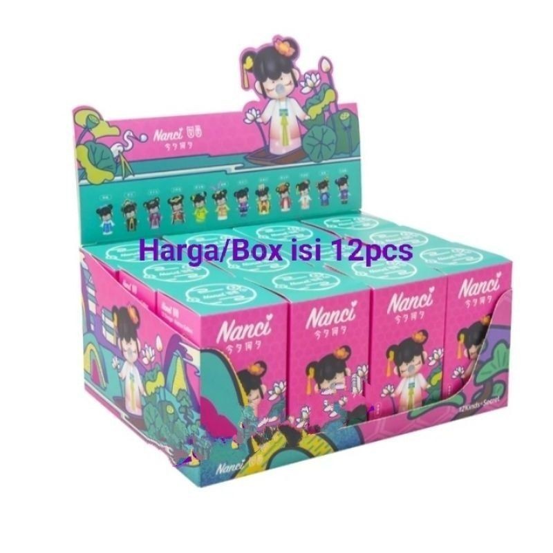 Jual Mainan Figure POP MART Robotime Rolife Nancy blind Box - Set 12 ...