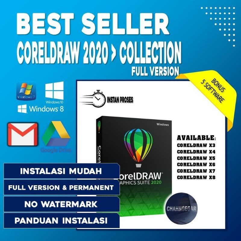 Jual Corel Draw Graphics Suite 2020 Terbaru Full Version Windows 10 ...