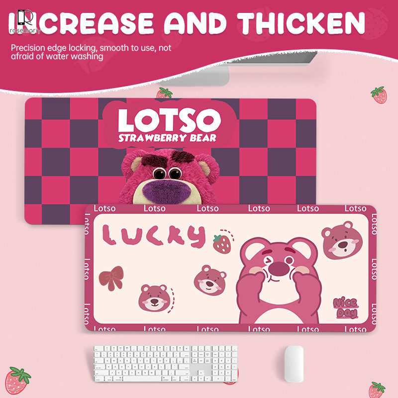 Jual Alas Tetikus Keyboard Beruang Stroberi Alas Tetikus Anti Selip ...