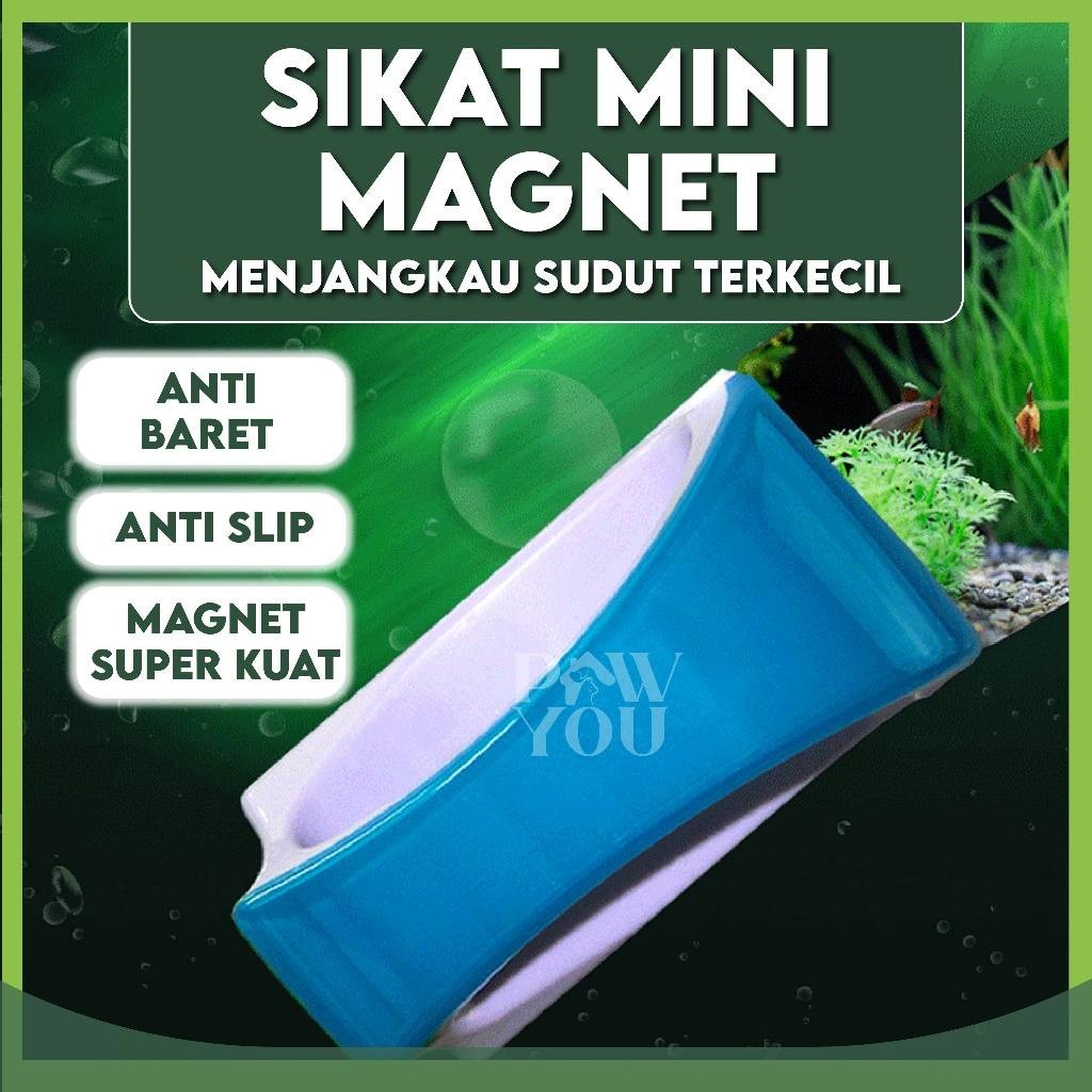 Jual Alat Pembersih Kaca Akuarium Design Small Sikat Magnet Aquarium ...