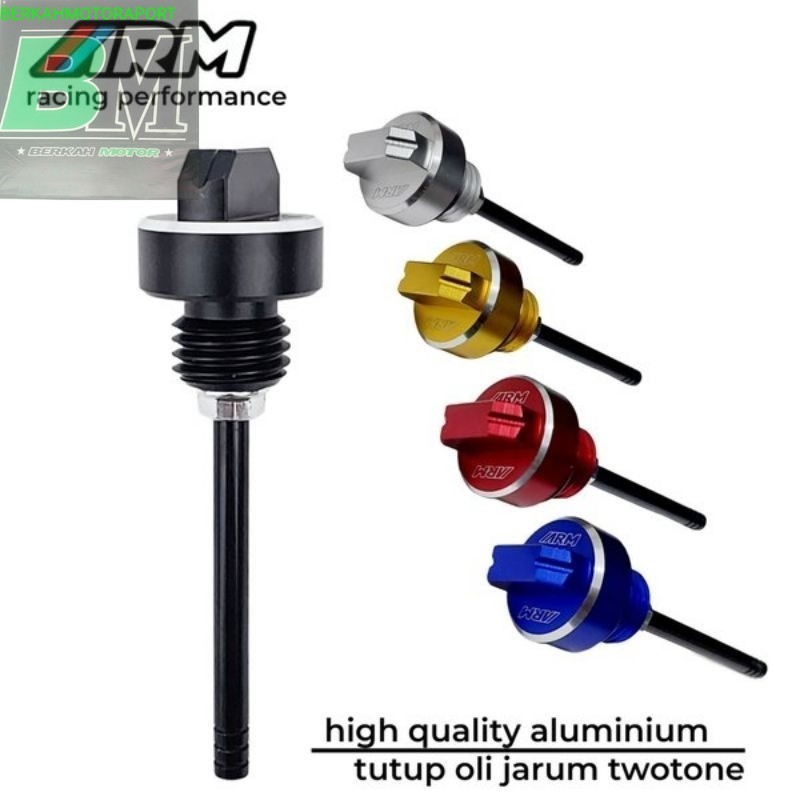 Jual Tutup Oli ARM Full Cnc Model Jarum Universal TwoTone Yamaha Honda ...