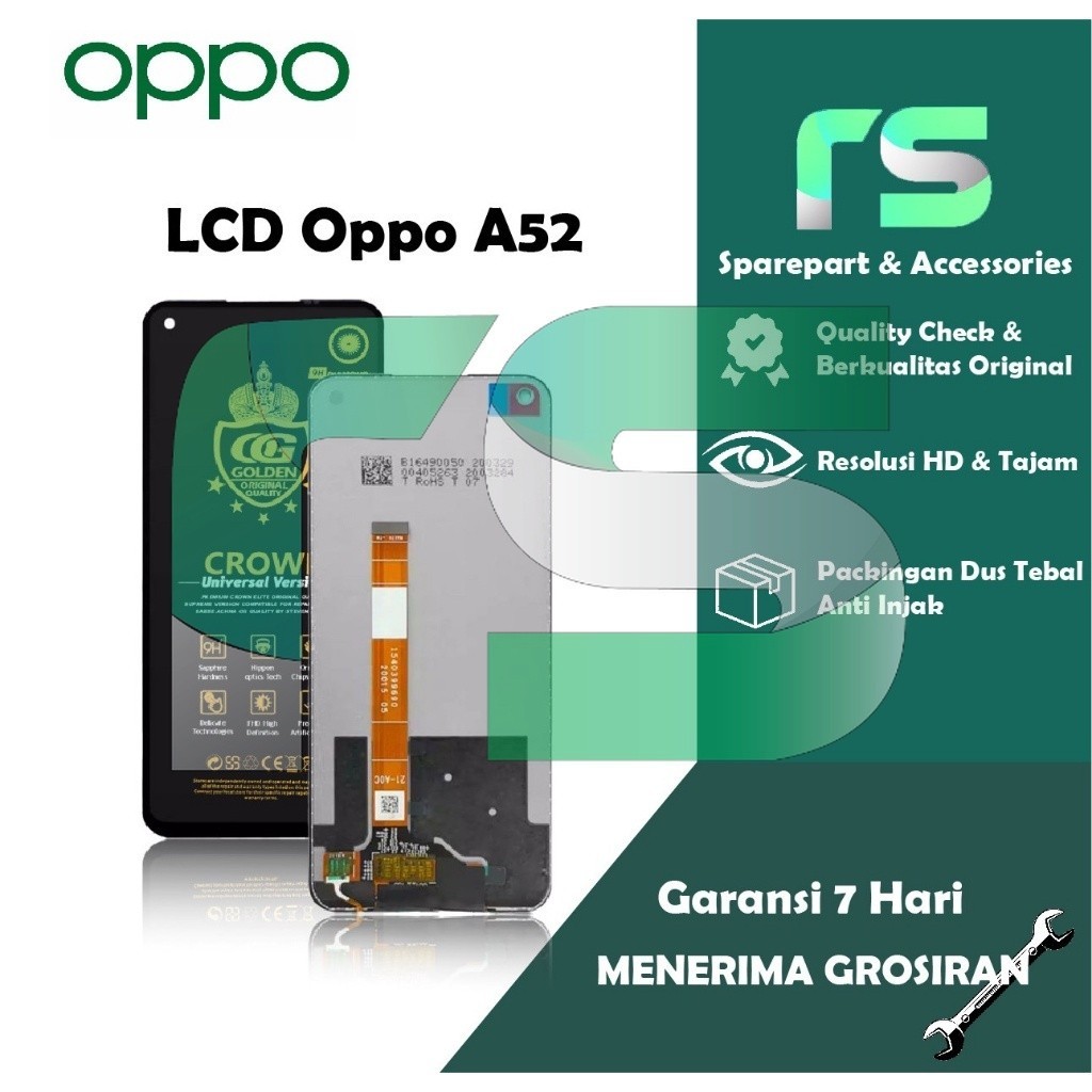 Jual LCD FULLSET OPPO A52 / A92 2020 / a72 2020 ORIGINAL COMPLETE | Shopee Indonesia