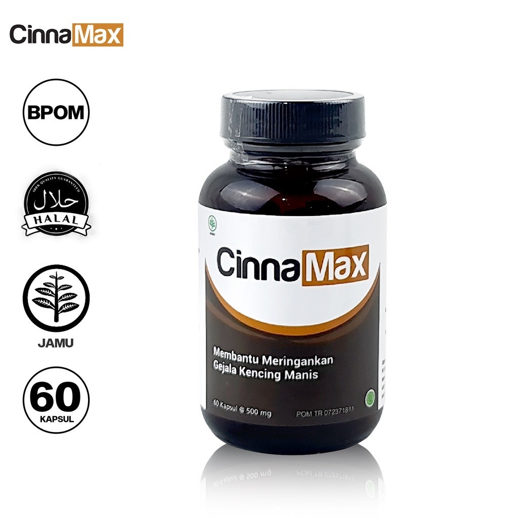 Jual CINNAMAX Obat Suplemen Herbal 60 Kapsul Meringankan Gejala Kencing ...
