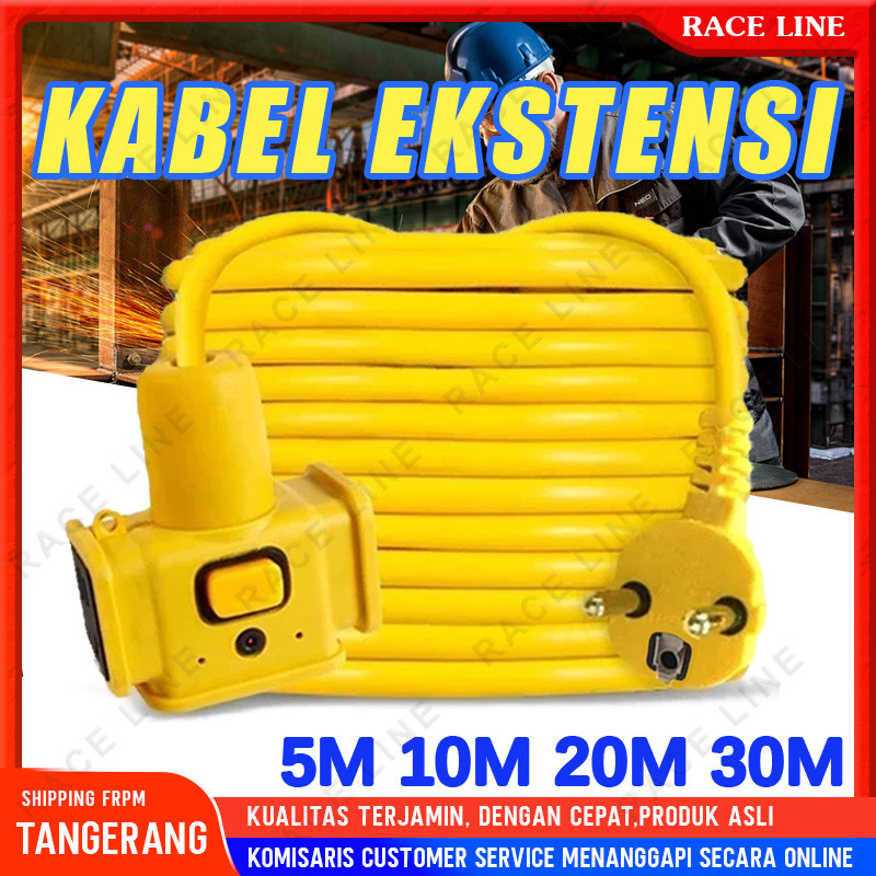 Jual [COD]10M/20M/30M Soket Kabel Extension Cord Extra-long Plug-in ...