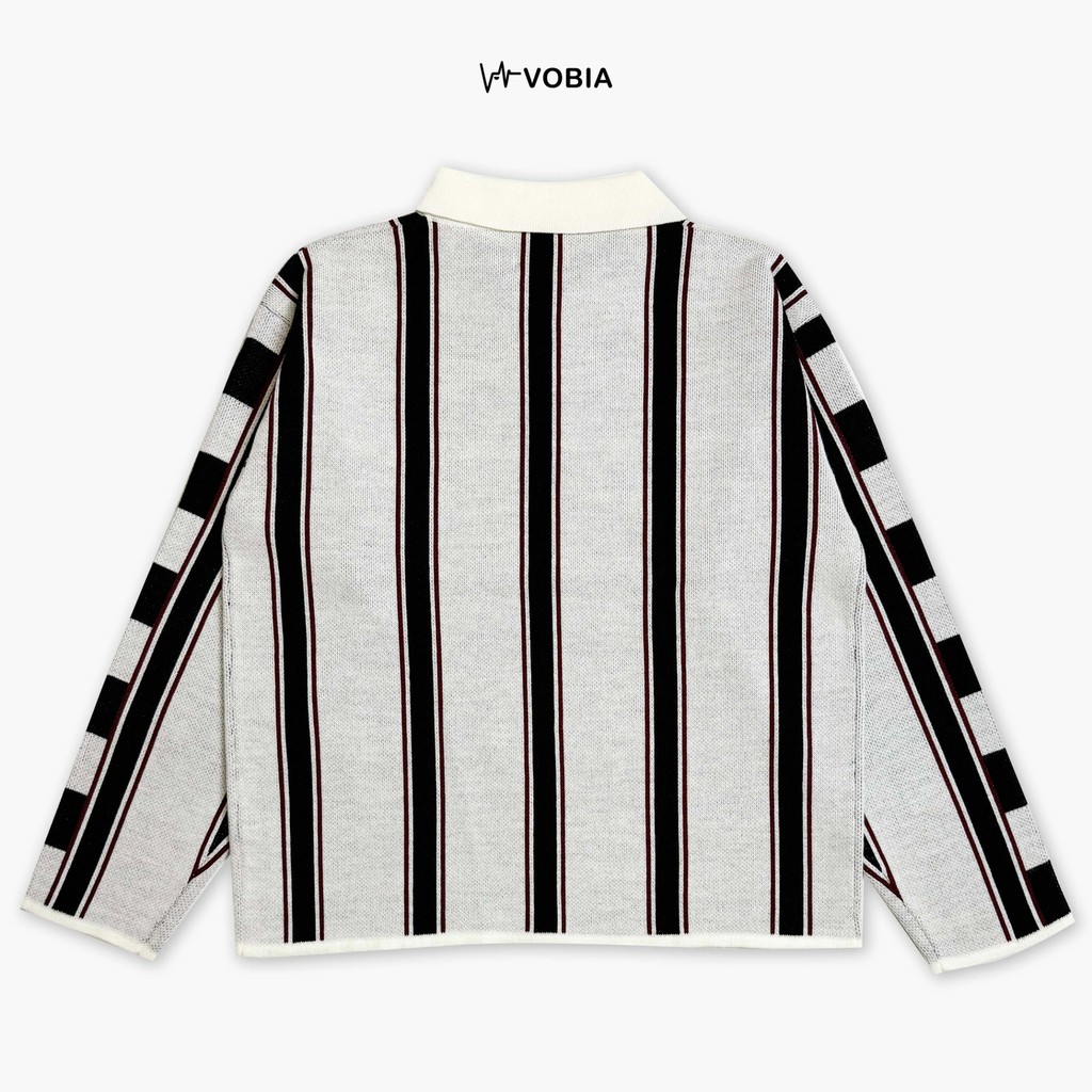 Jual Vobia Jersey Crewneck Knitted Oversized Boxy - Calcio White ...