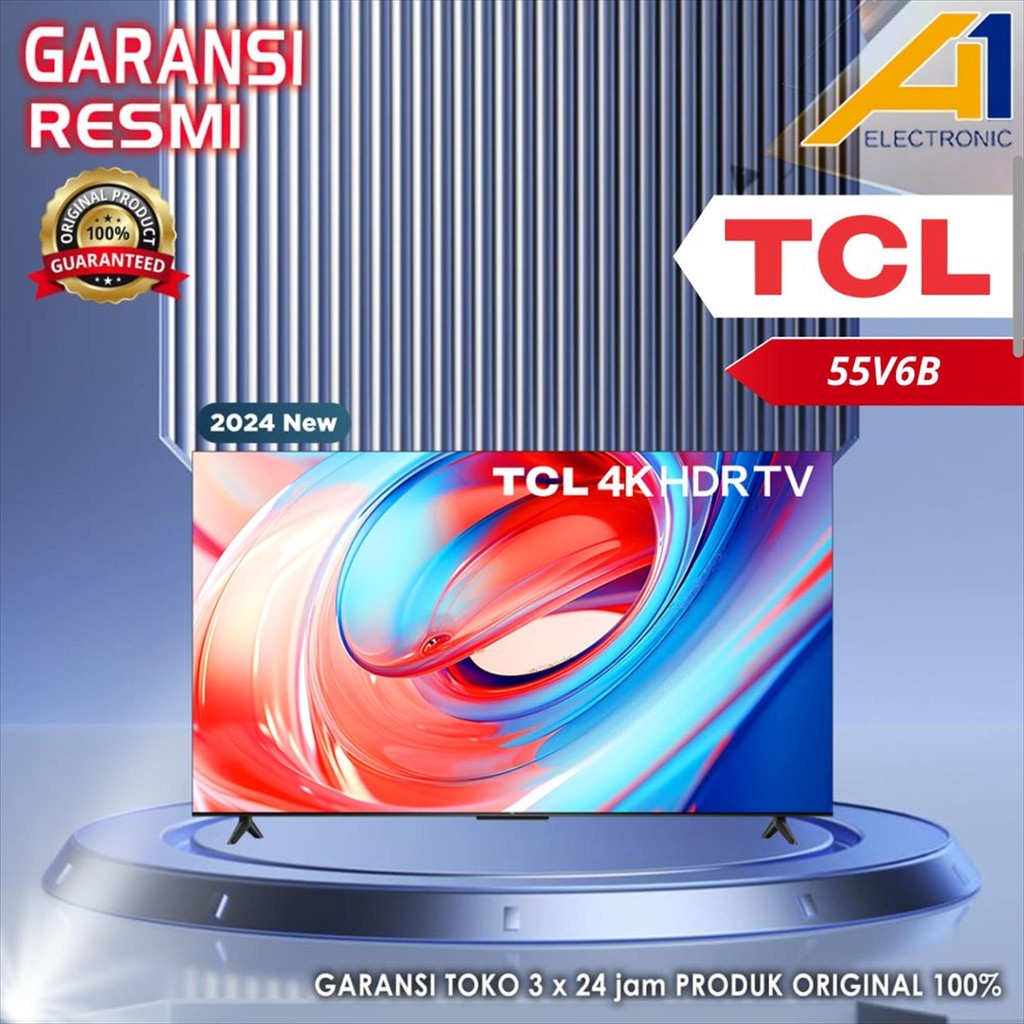 Jual LED TV TCL 55V6B / 55 V6B 4K UHD Google TV DOlby Audio 55 Inch | Shopee Indonesia