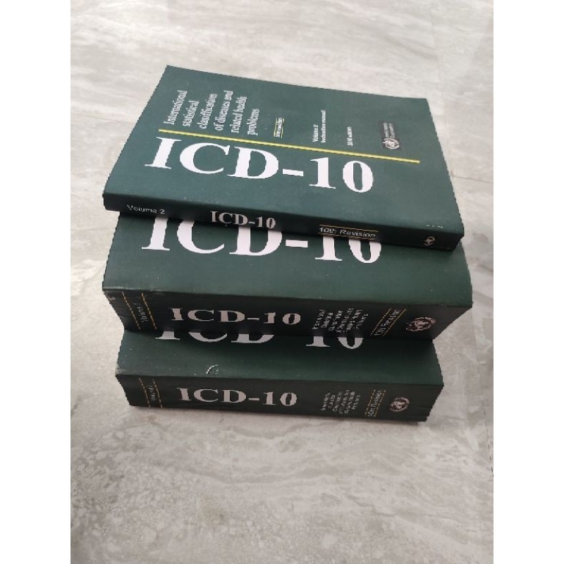 Jual Buku ICD-10 volume 1-2-3 Tahun 2016 SOFT COVER | Shopee Indonesia