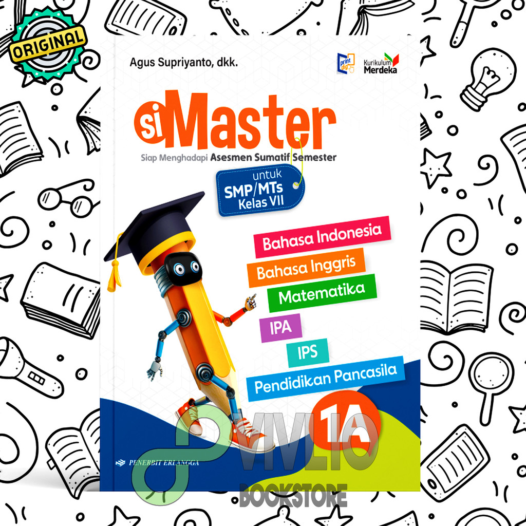 Jual SiMaster untuk SMP/MTs Kelas VII Jilid 1A Semester 1 Erlangga ...