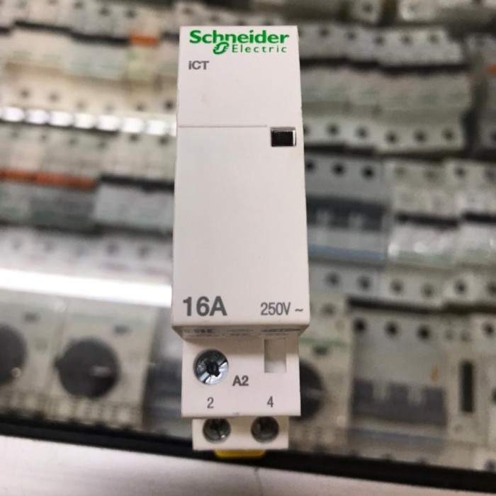 Jual SCHNEIDER CONTACTOR DIN ICT 16A 2NO A9C22712 | Shopee Indonesia