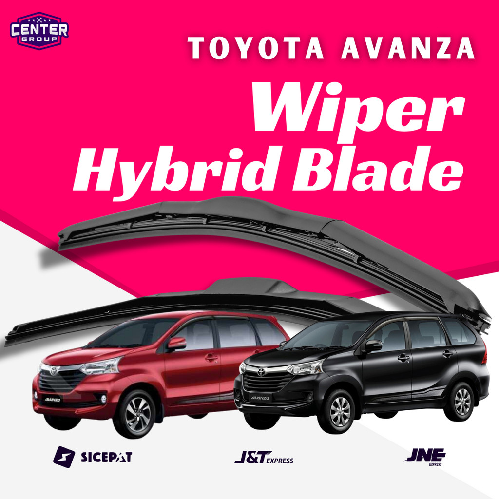 Jual Wiper Hybrid Toyota Avanza Lama / All New Avanza / Grand New Avanza Frameless 1 Set ...