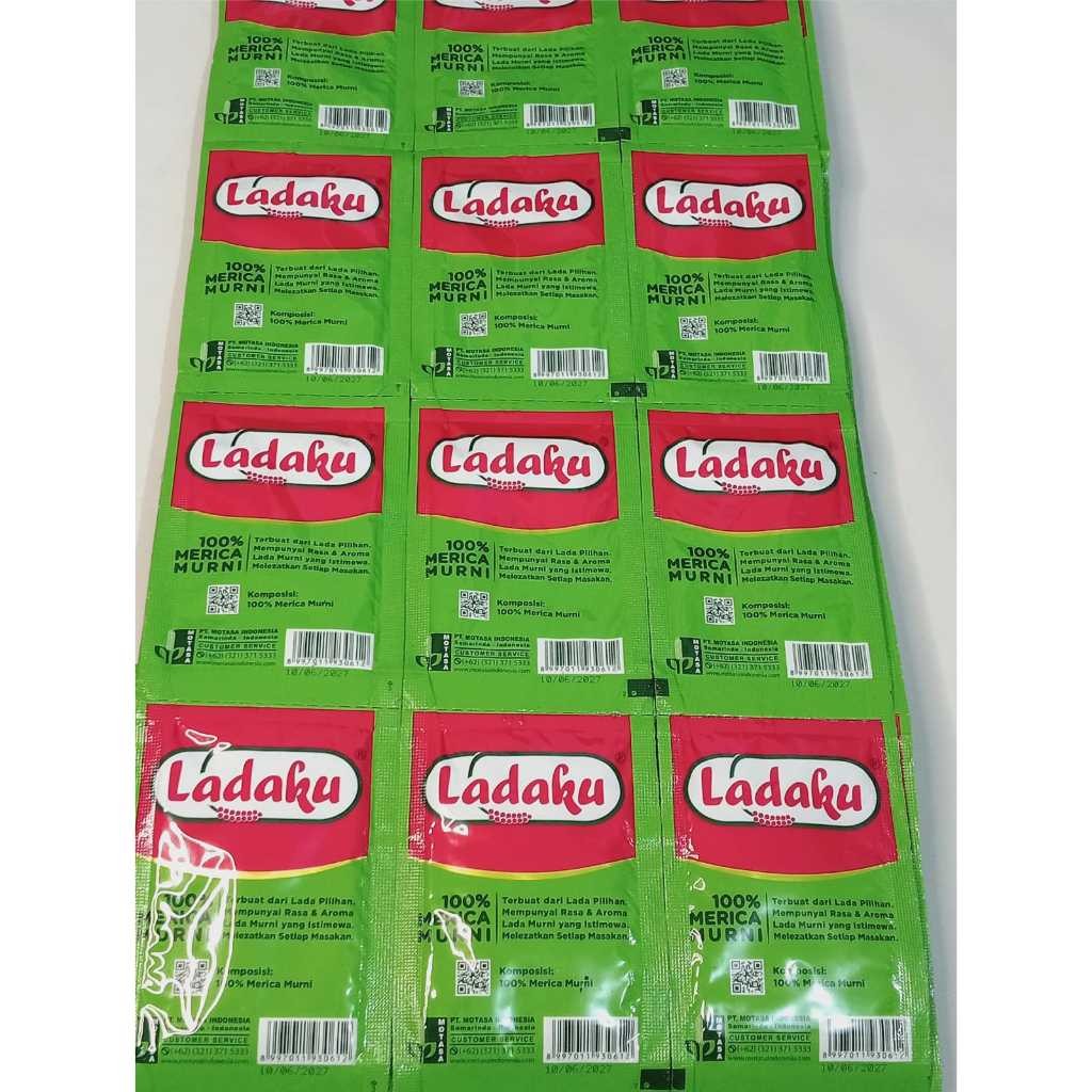 Jual Ladaku Renceng Isi 12 Sachet | Merica Bubuk Asli 100% | Bumbu ...
