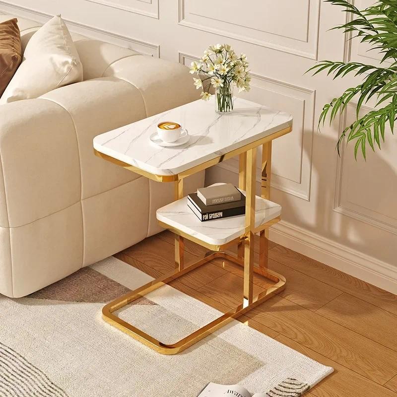 Jual Sofa side table Mini small coffee table Living room Modern side ...