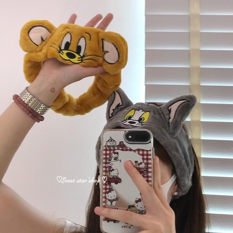 Jual Cartoon Tom and Jerry Hair Band Anime Headband Tom and Jerry Cat ...