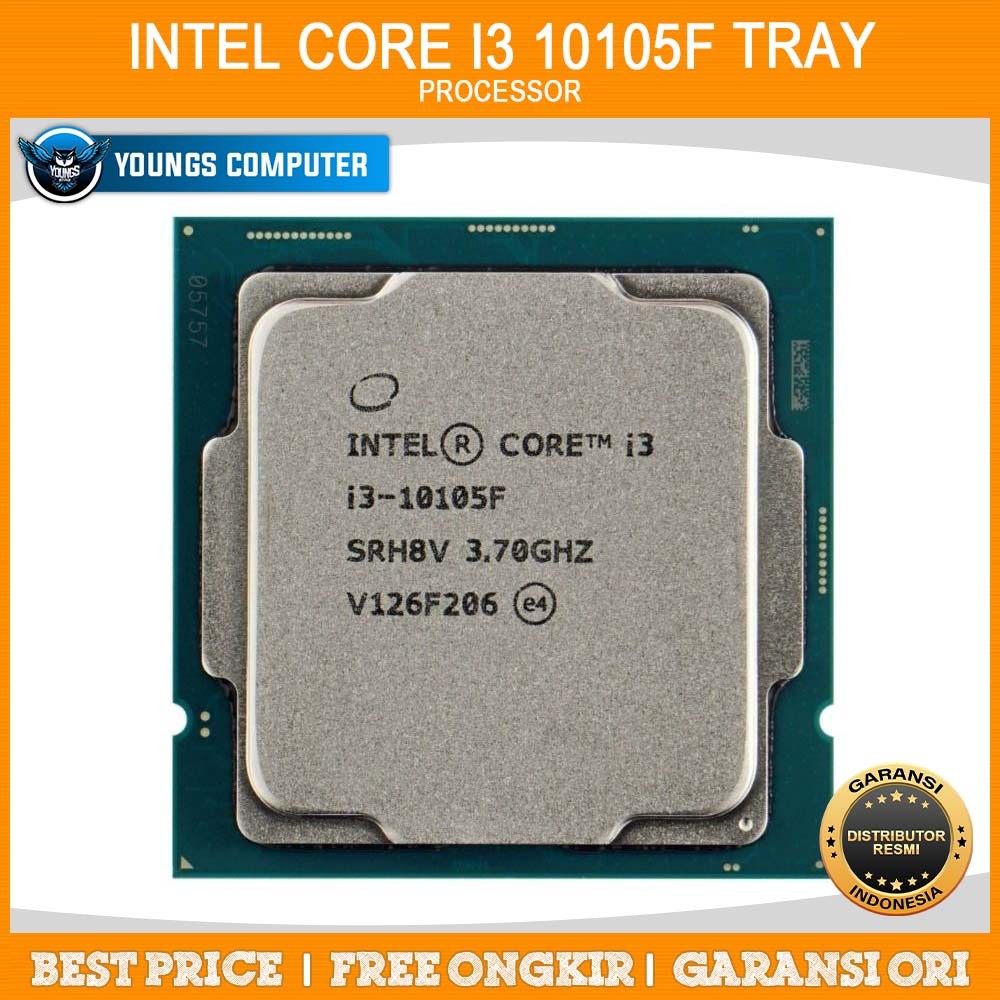 Jual PROCESSOR INTEL CORE i3 10105F Tray No Fan | Shopee Indonesia