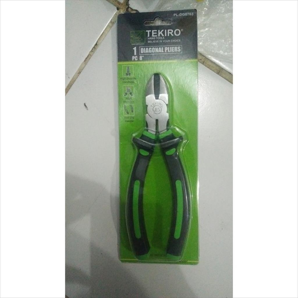 Jual Tang Potong 8" 8 inci Diagonal Pliers Tekiro Original | Shopee ...