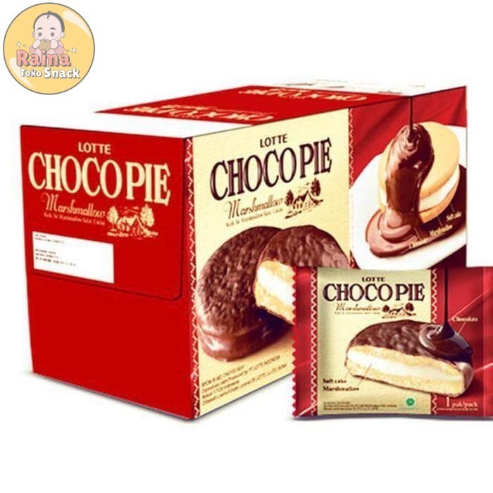 Jual Choco Pie / Chocopie Kemasan Box 12 x 28 g | Shopee Indonesia
