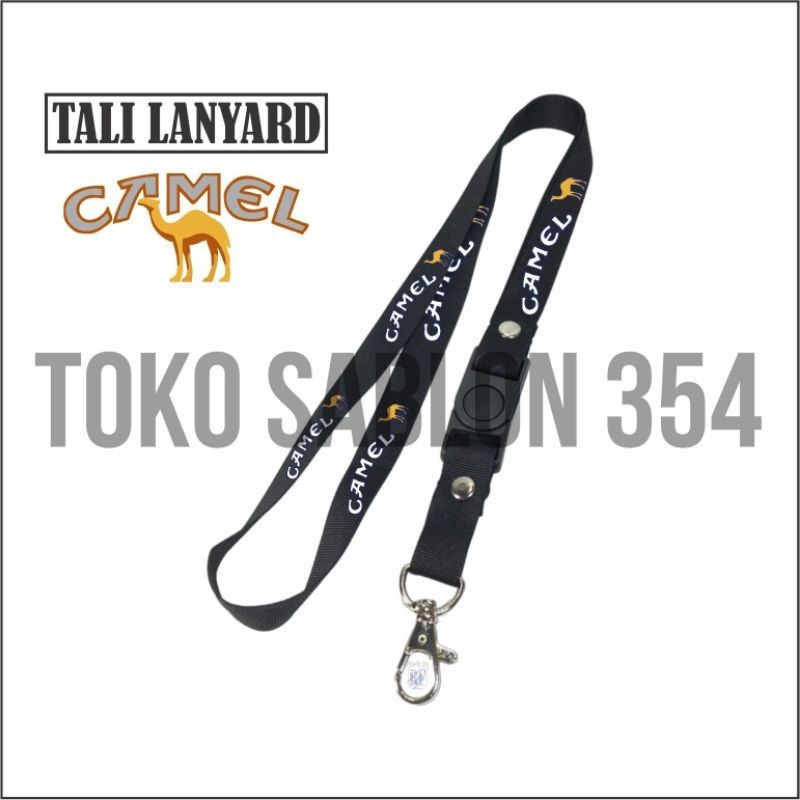 Jual Gantungan kunci CAMEL tali lanyard merek rokok gantungan leher id ...