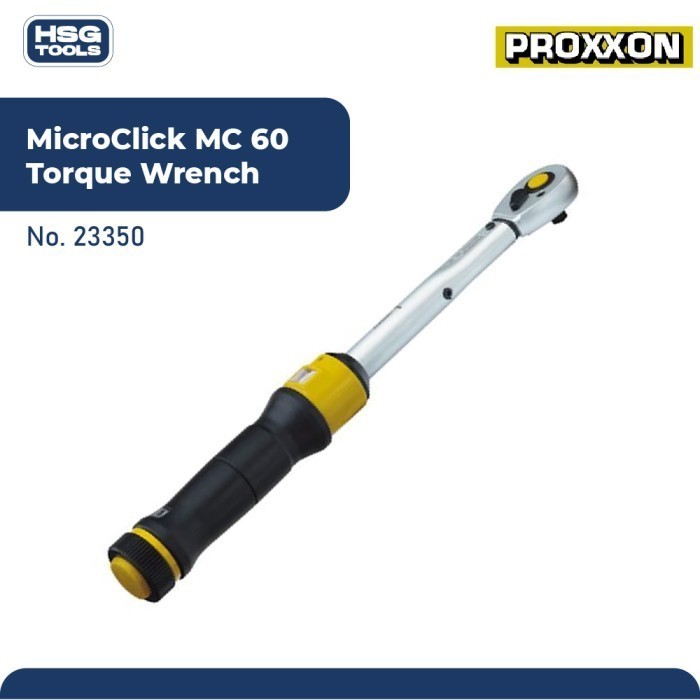 Jual PROXXON 23350 KUNCITORSI MICROCLICK TORQUE WRENCH MC 60 12–60NM 3/ ...