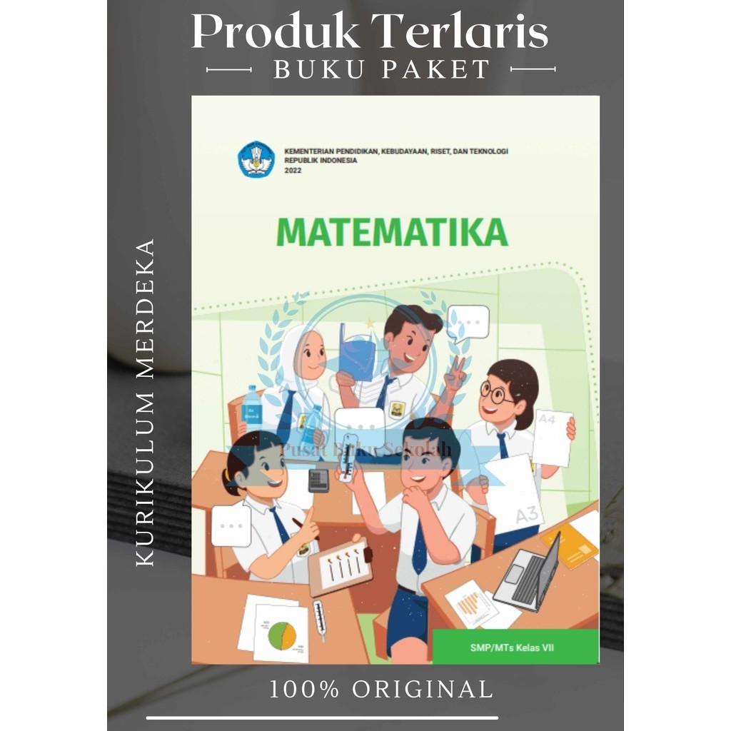Jual Buku Paket Siswa Matematika Kelas 7 Kurikulum Merdeka TERBARU 2024 ...