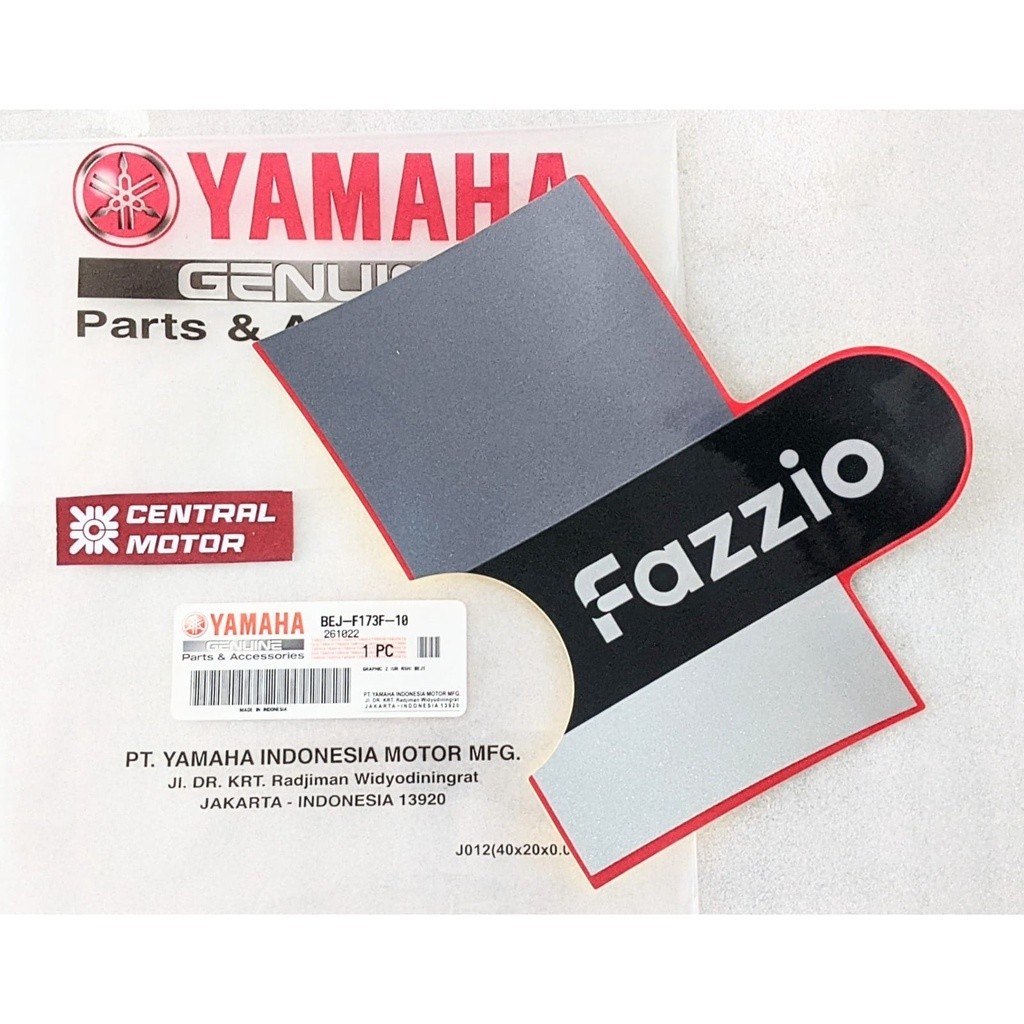 Jual Sticker Stiker Stripping Fazzio Fazio Fasio Original Yamaha ...