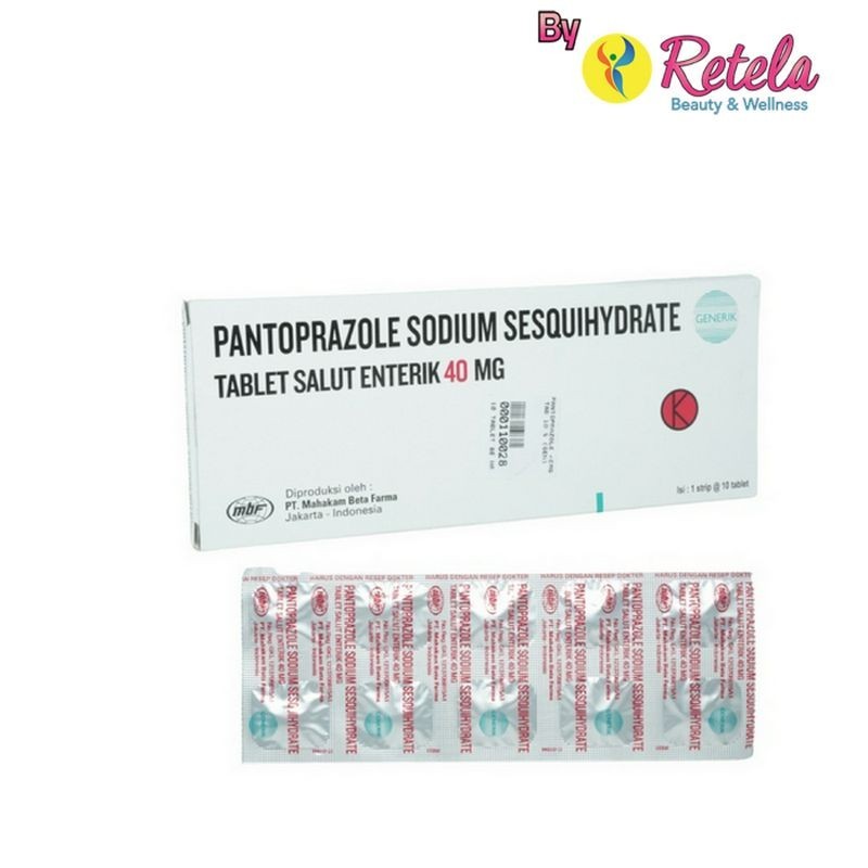 Jual PANTOPRAZOLE 40MG 1 STRIP 10 TABLET | Shopee Indonesia